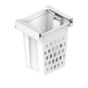 Inbouw wasmand basic wit kunststof voor kastbreedte 500 mm